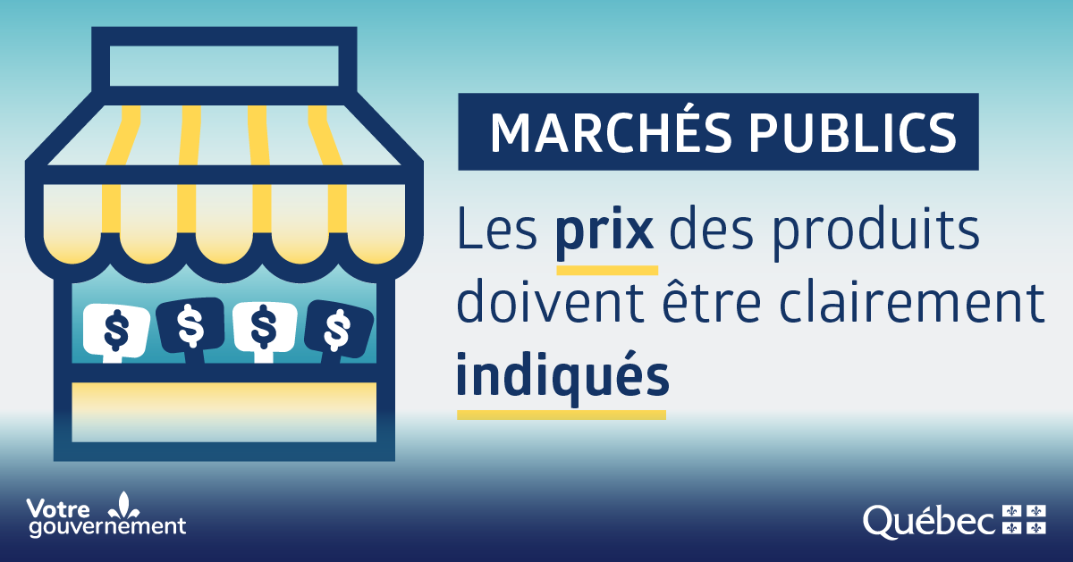 Indication des prix dans les marchés publics